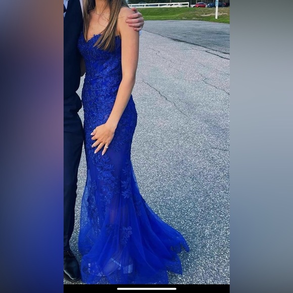 Terani Couture | Dresses | Royal Blue Terrani Prom Dress | Poshmark
